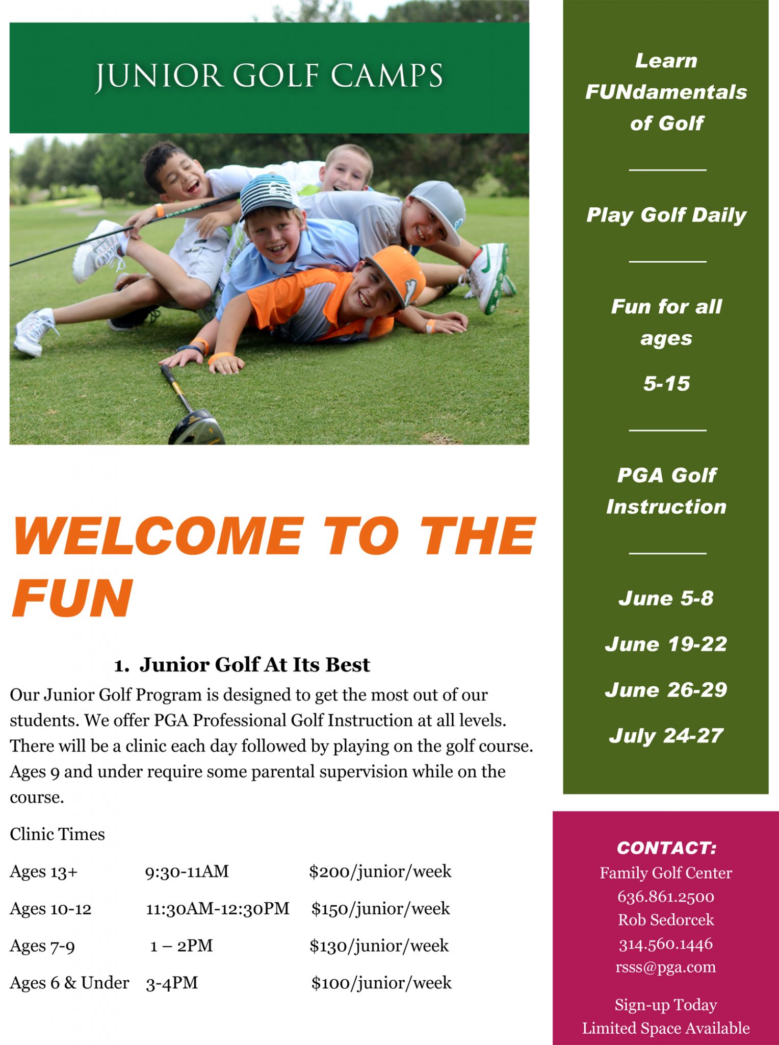 Golf Instruction – Rob Sedorcek Golf – Golf Coaching St. Louis, Missouri